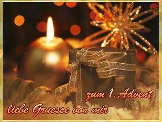 ᐅ Bilder Grüsse Zum 1 Advent - GB Pics - GBPicsBilder