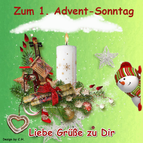 ᐅ Schöne Bilder Zum 1 Advent - GB Pics - GBPicsBilder