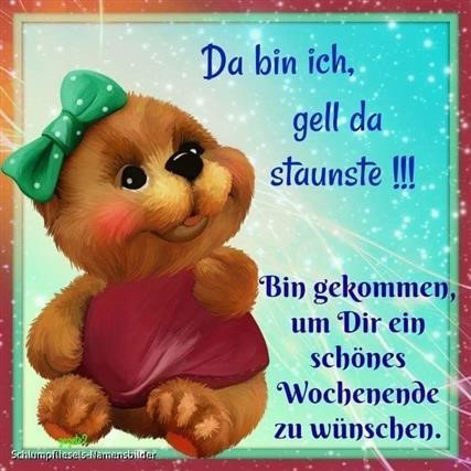 schönes wochenende – Gästebuchbilder und Sprüche