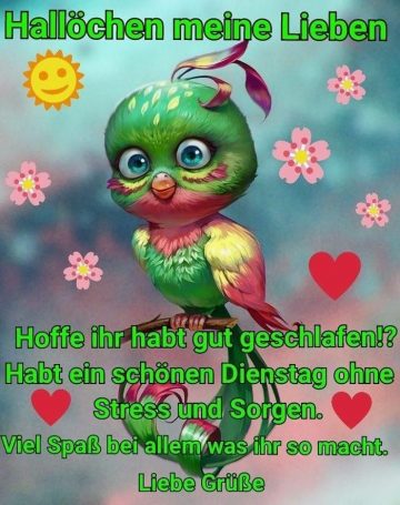  Lustige Guten Morgen Dienstag GB Pics GBPicsBilder